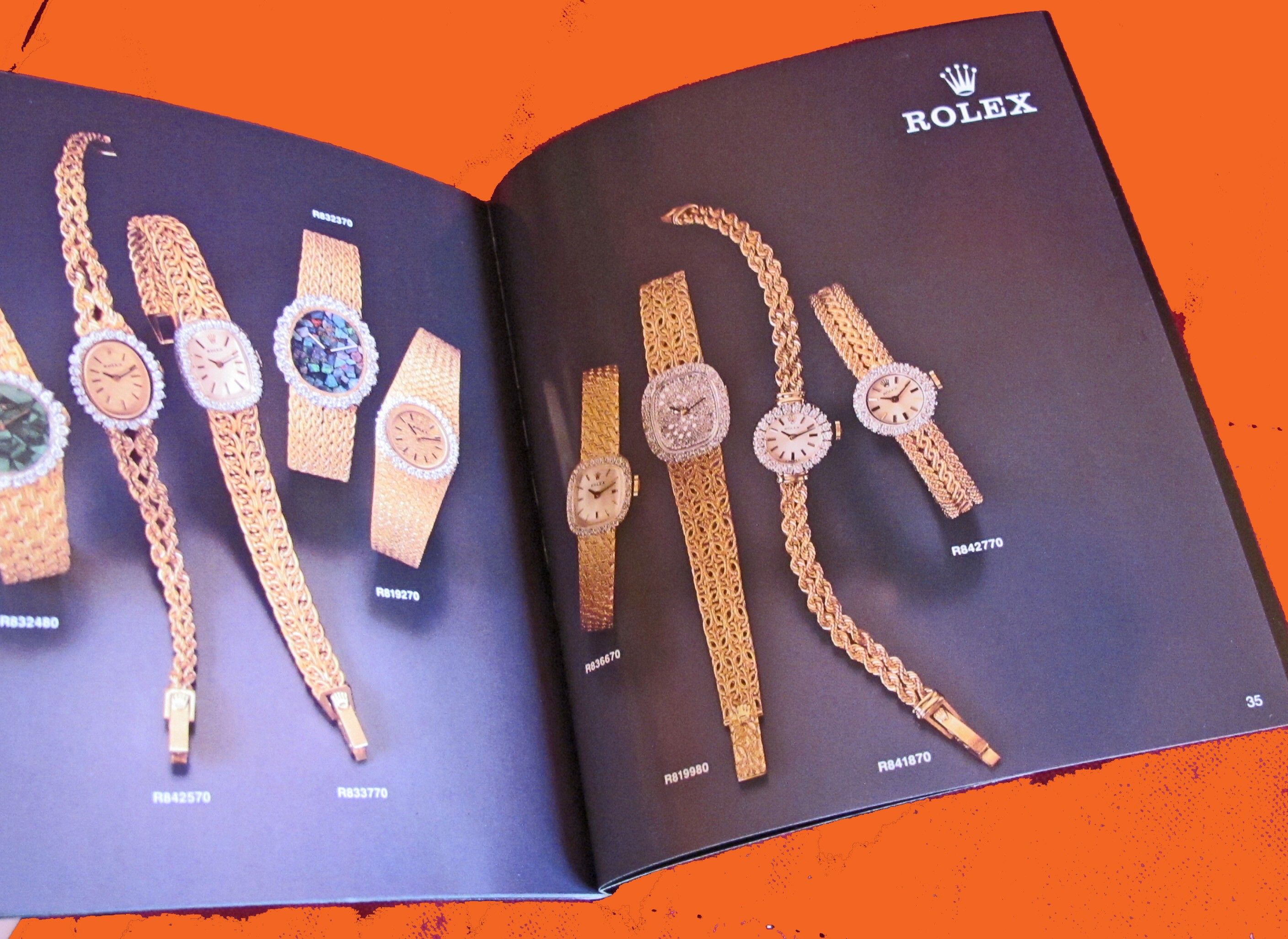 WATCH OF TIME AND STYLE LADIES WATCH CATALOG BROCHURE VINTAGE