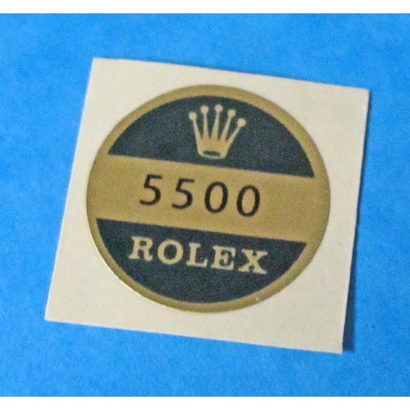 ROLEX 5500 CASE BACK STICKER EXPLORER PRECISION AIRKING Rolex VINTAGE ...