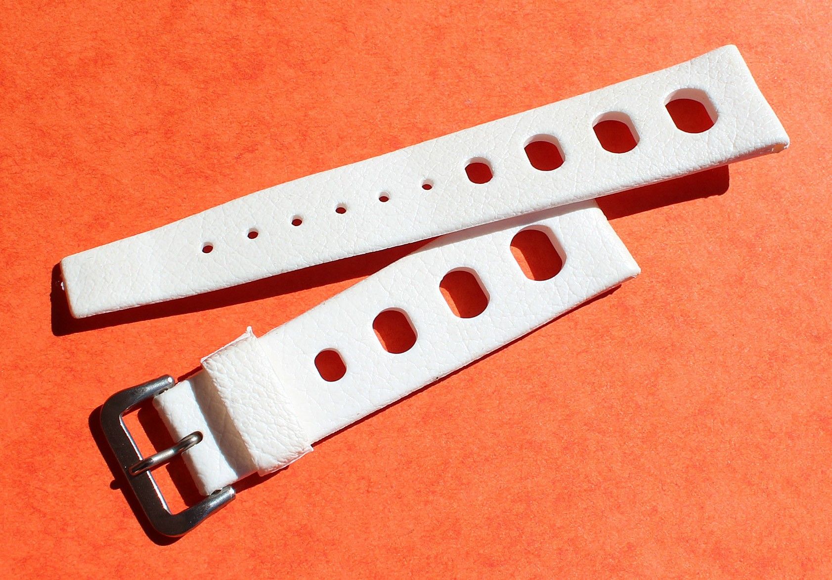 Vintage Genuine Collectible Swiss 20mm Tropic strap dive band big holes ...