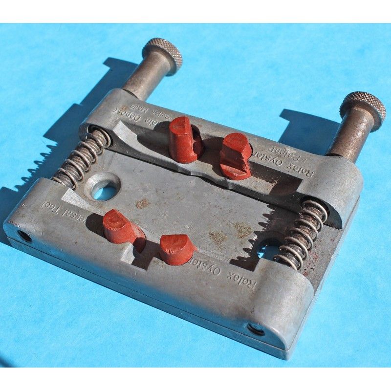 Vintage 50s Authentic Rolex Case Holder Bench Vice, Universal Tool ...