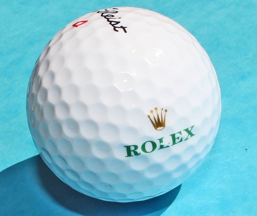 ROLEX TITLEIST 1 Collectible Golf Ball Bola Palline Golfbälle PALLA ゴルフ ...