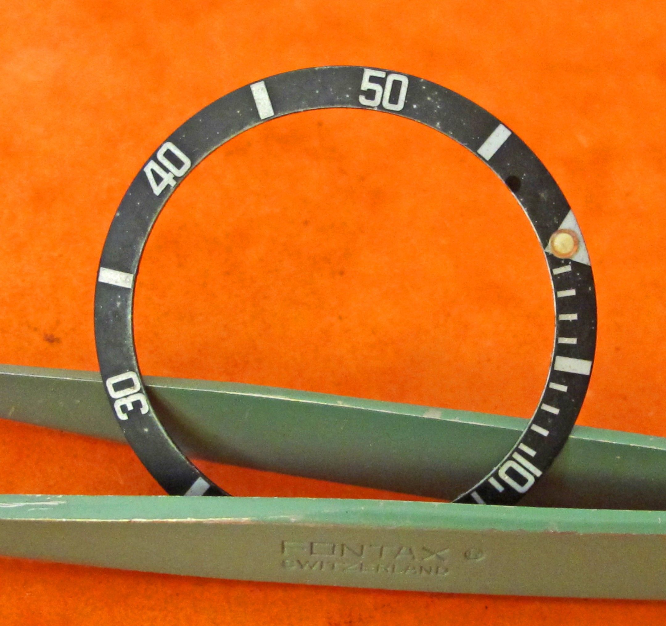 1975 USED GENUINE ROLEX SUBMARINER FADED INSERT FAT FRONT 5513 - 1680