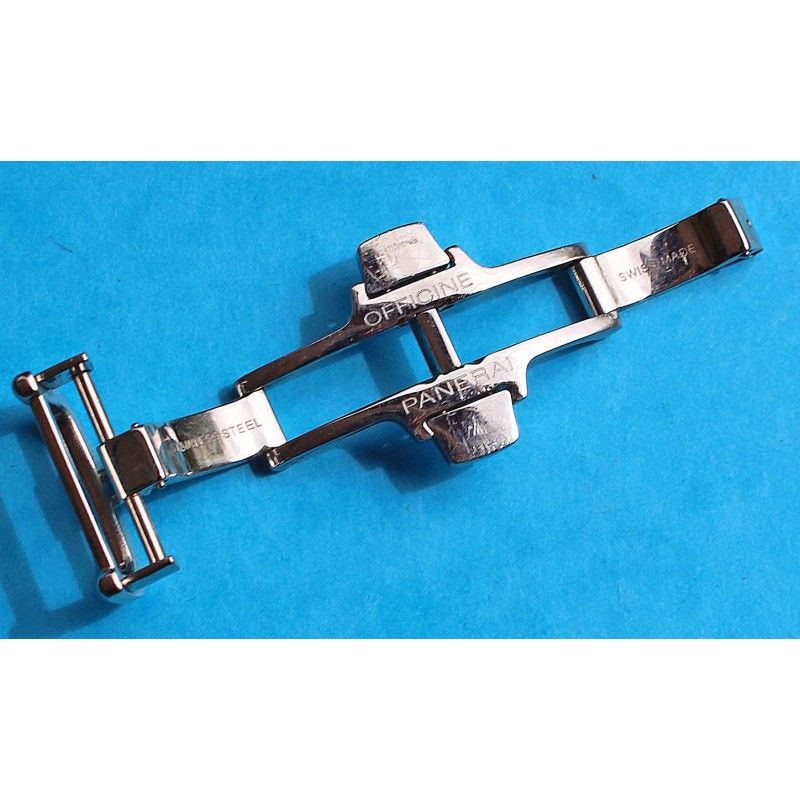 Panerai Genuine OEM Polished Stainless Steel Butterfly Deployment Clasp ...