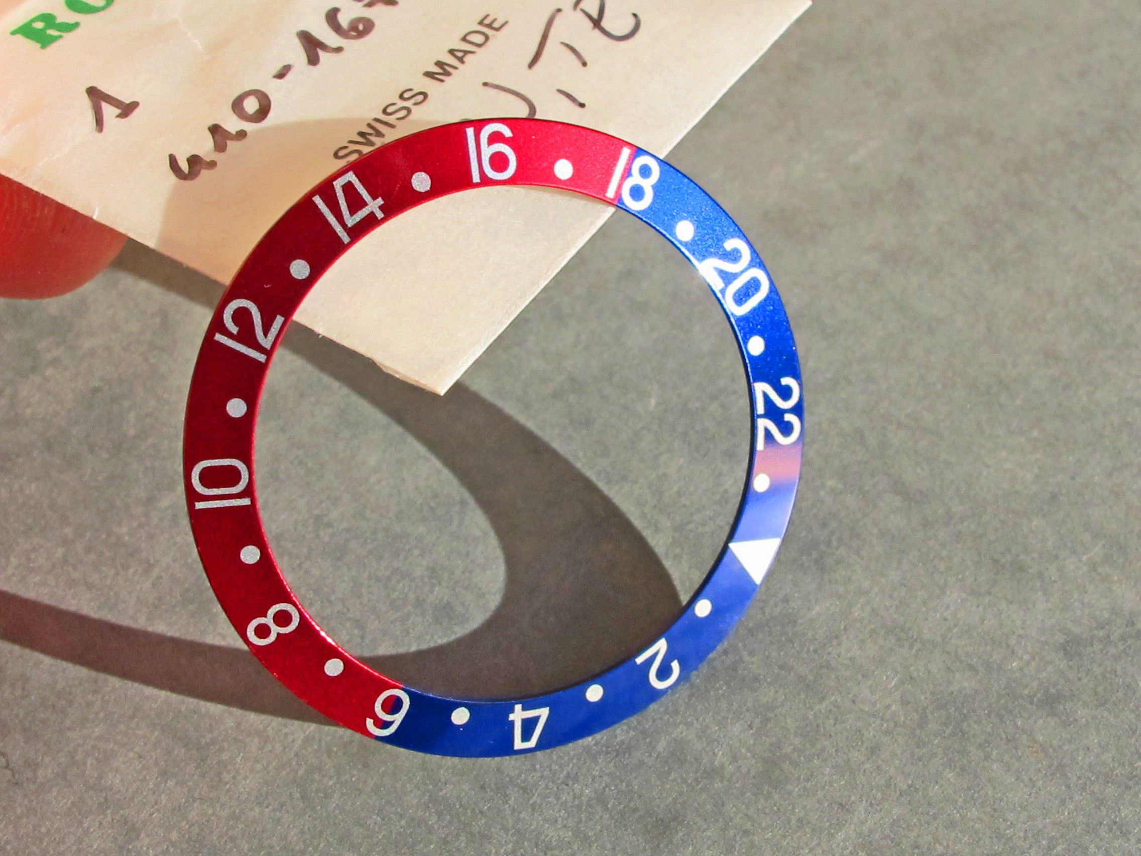 Vintage N.O.S Rolex Factory 1675, 16750 GMT Master Blue/Red PEPSI color ...