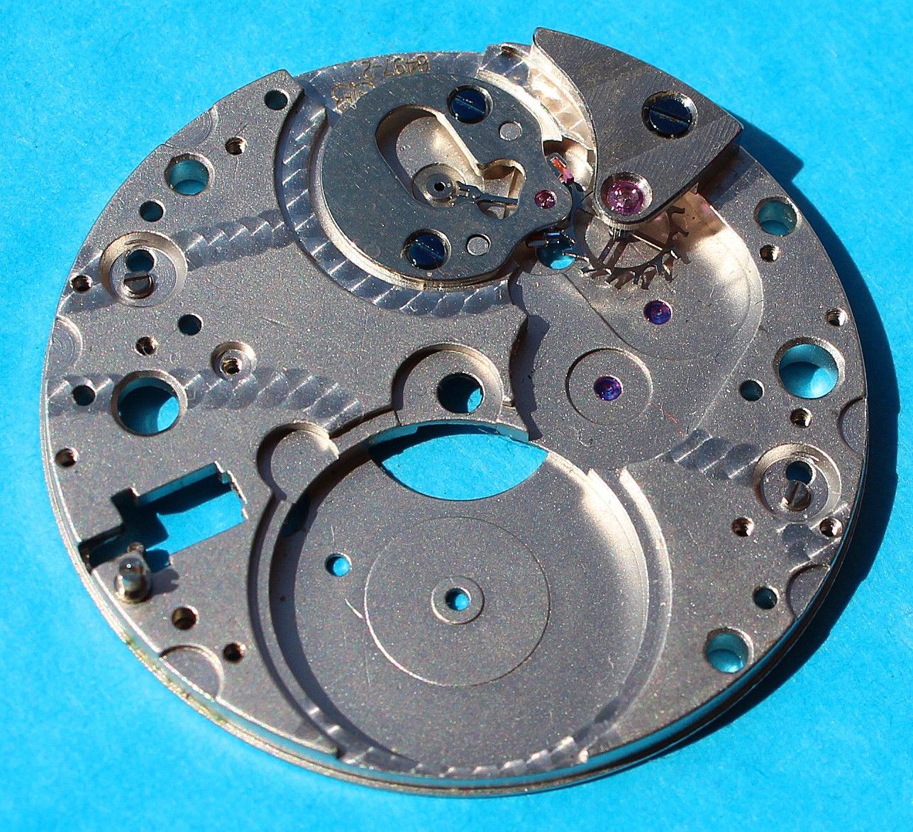 ETA UNITAS Mint 6497-2 main plate & watch part SWISS MADE Panerai Watch ...