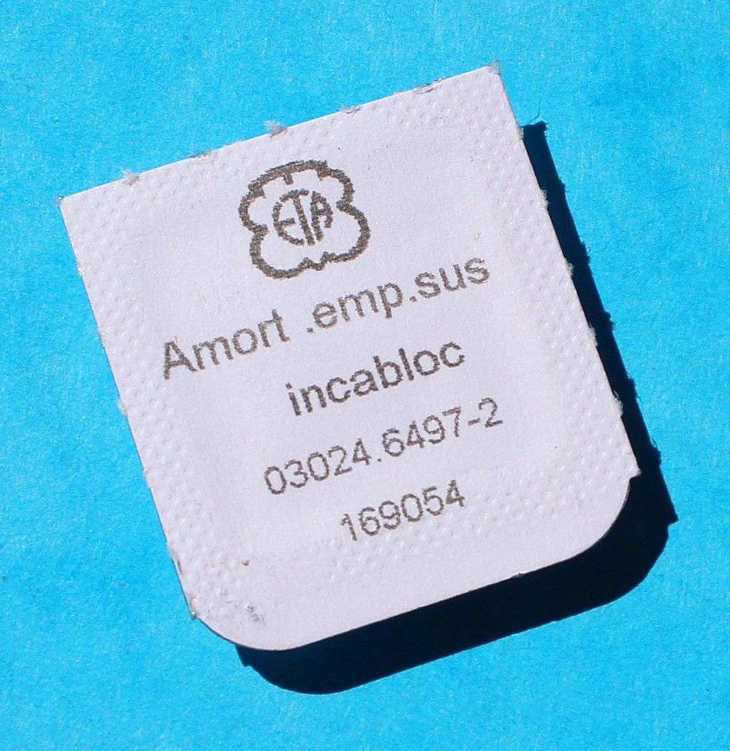 ETA UNITAS Mint 6497-2 Incabloc Shock Protection System watch part ...