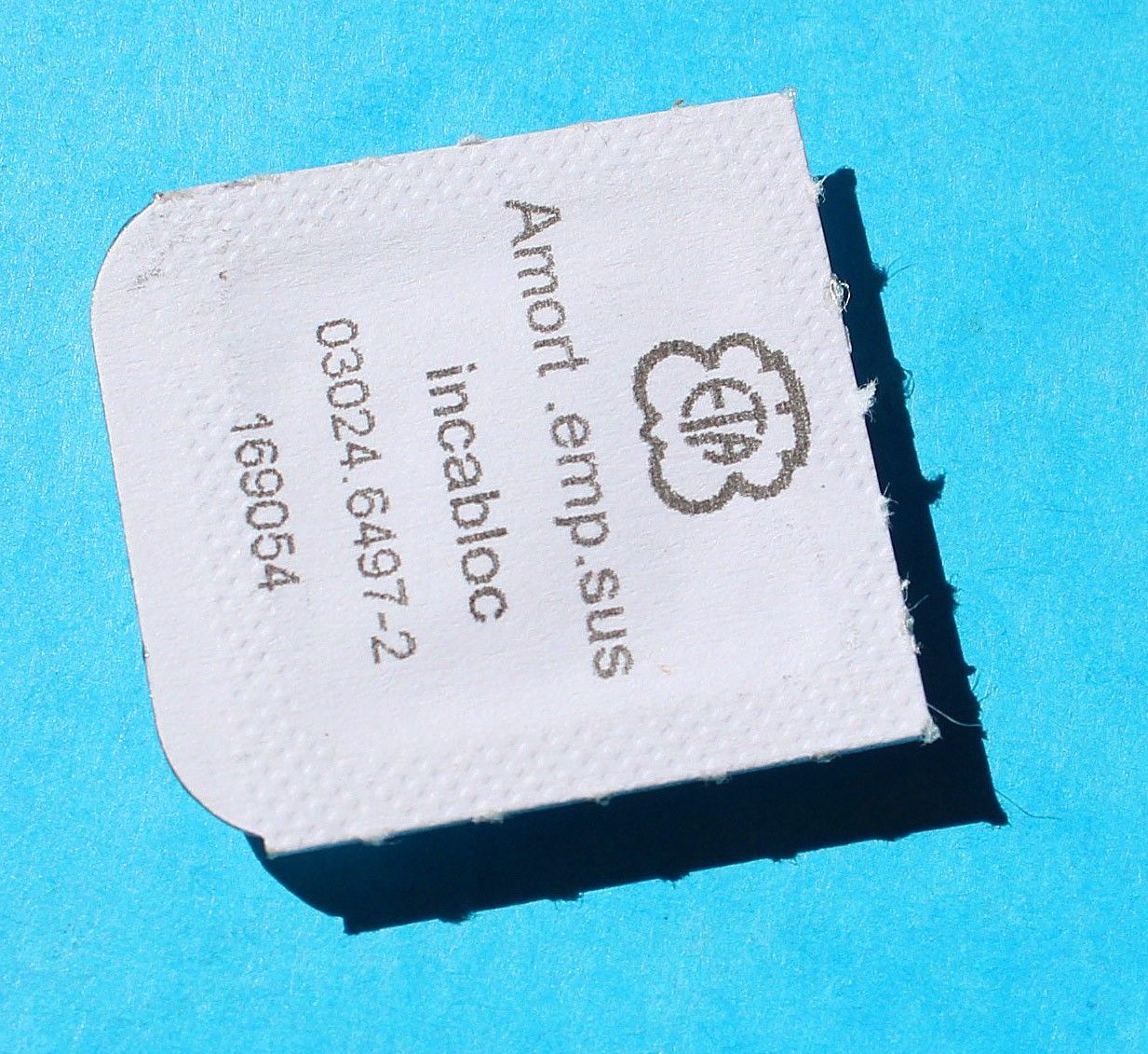 ETA UNITAS Mint 6497-2 Incabloc Shock Protection System watch part ...