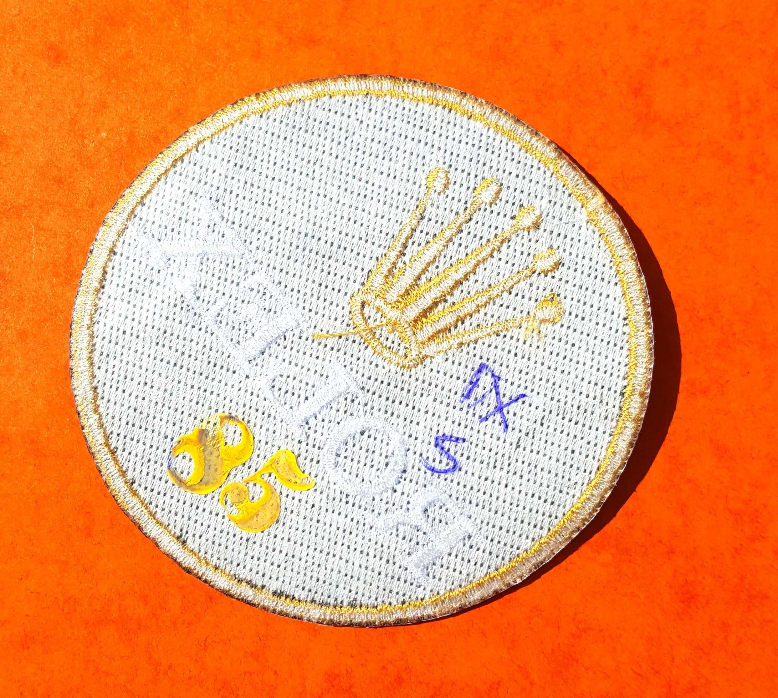 ROLEX LOGO ECUSSON BADGE JACKET CLOTHES VINTAGE WHITE GREEN GOLD UNUSED ...