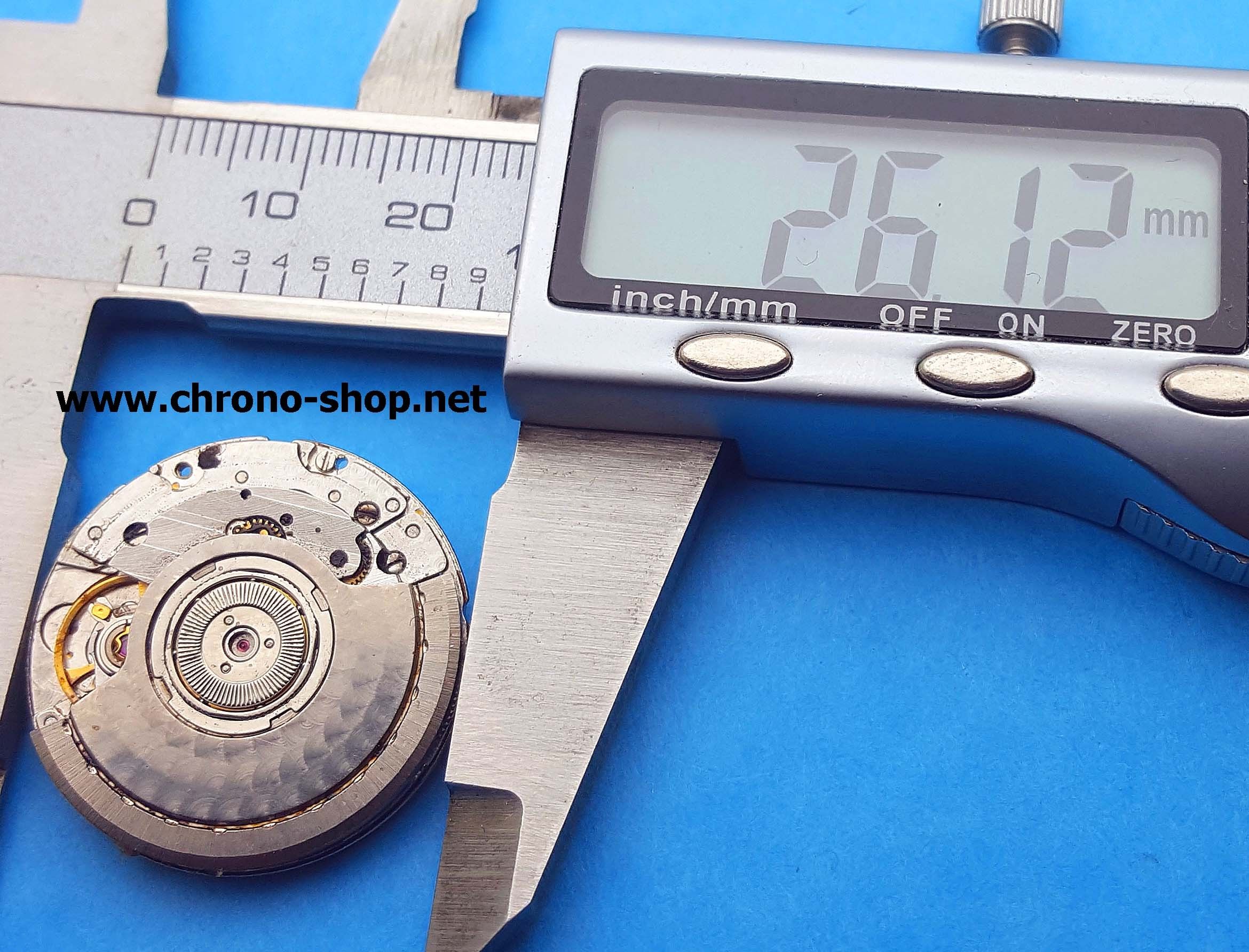 Watch caliber, movement swiss made ETA automatic with date disc ...