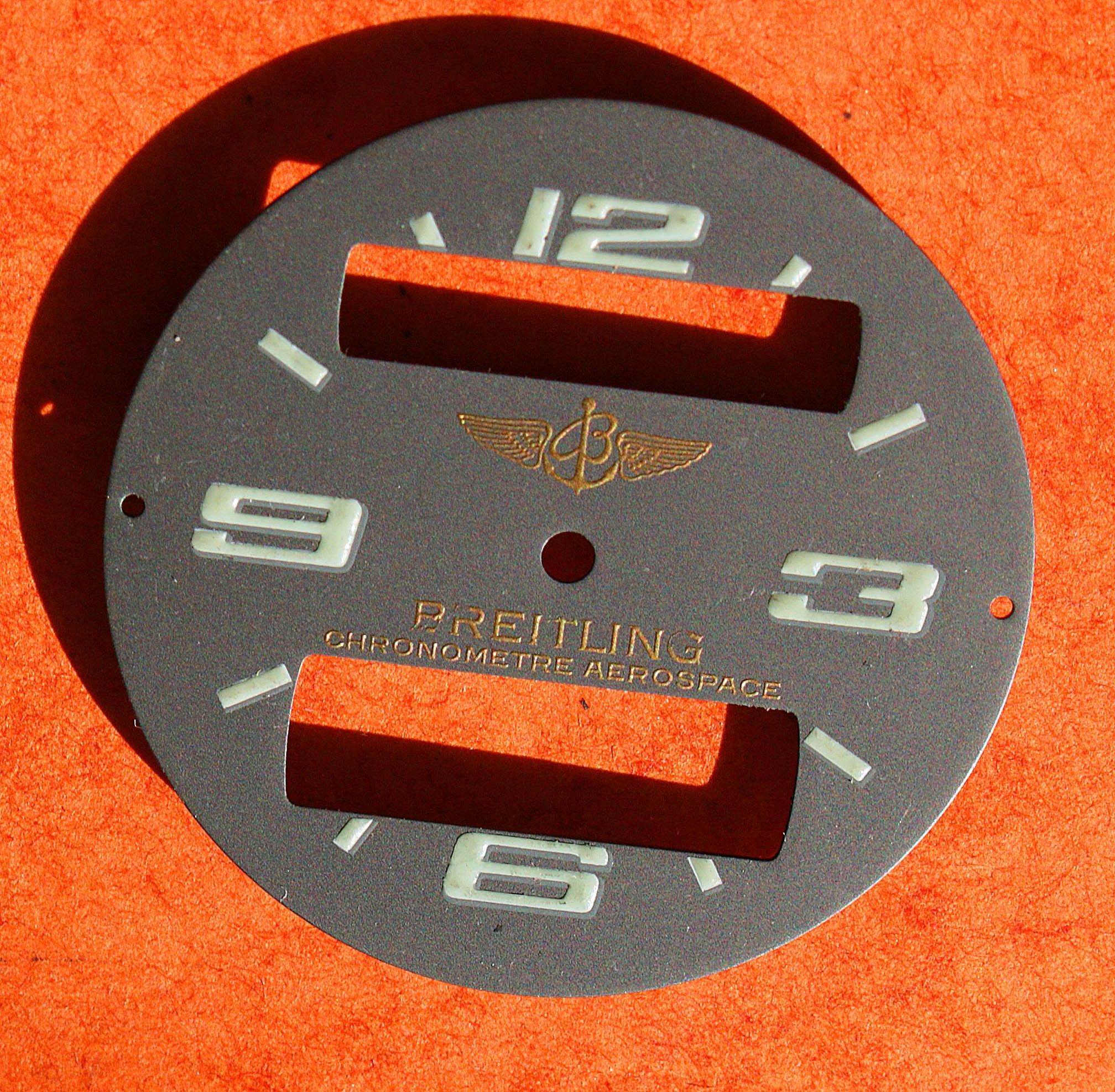 Breitling Rare 90's Watch AEROSPACE Grey Faded Dial with Arabic ...