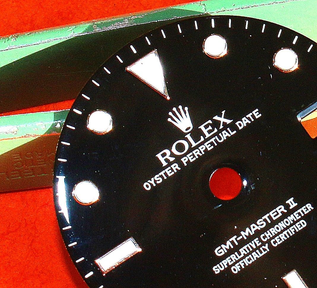 ♕ROLEX♕ Vintage Original SWISS MADE GMT Master II 16760, 16710 Glossy ...