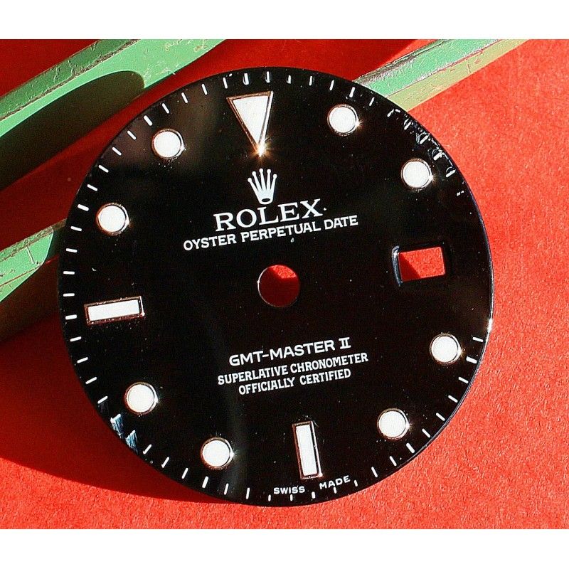 ♕ROLEX♕ Vintage Original SWISS MADE GMT Master II 16760, 16710 Glossy ...