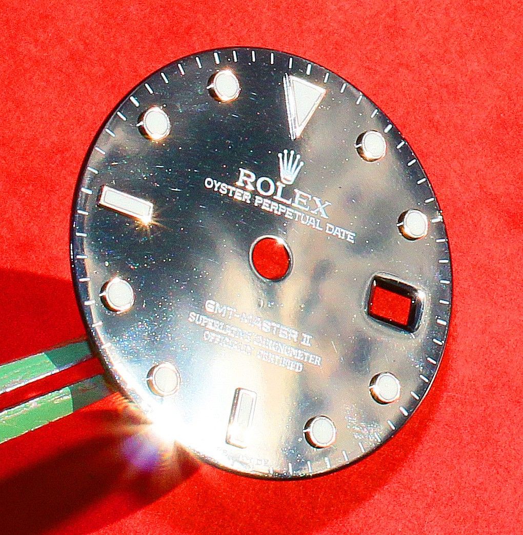 ♕ROLEX♕ Vintage Original SWISS MADE GMT Master II 16760, 16710 Glossy ...