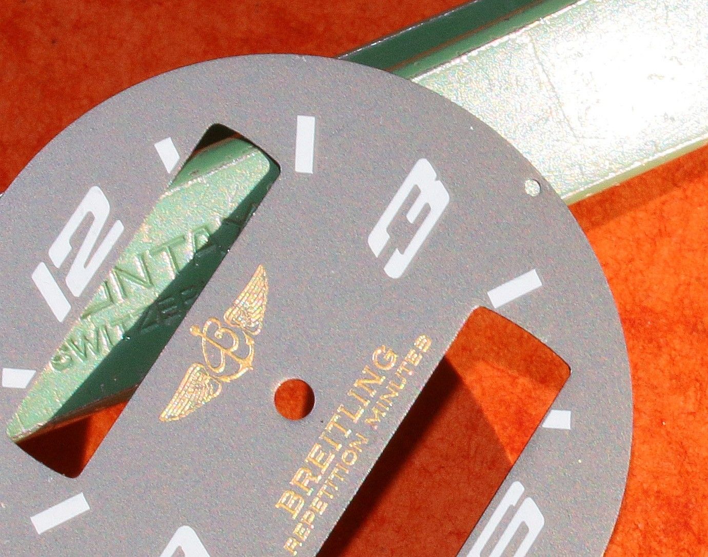 Breitling Rare 90's Watch REPETITION MINUTES AEROSPACE Grey Faded Dial ...