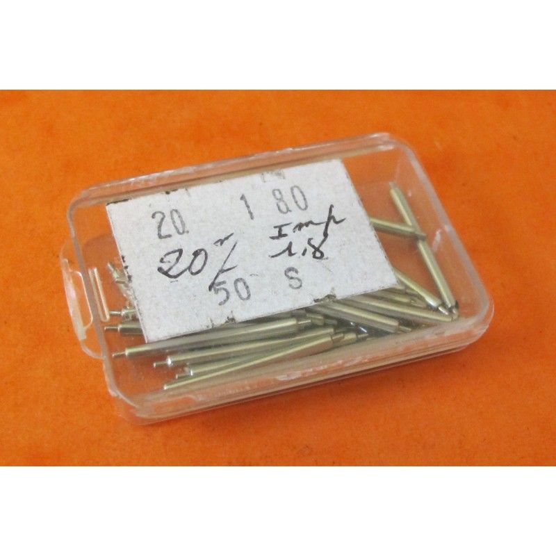 ORIGINAL 20mm MEDIUM SS SPRING BAR INOX SSTEEL HIGHT QUALITY