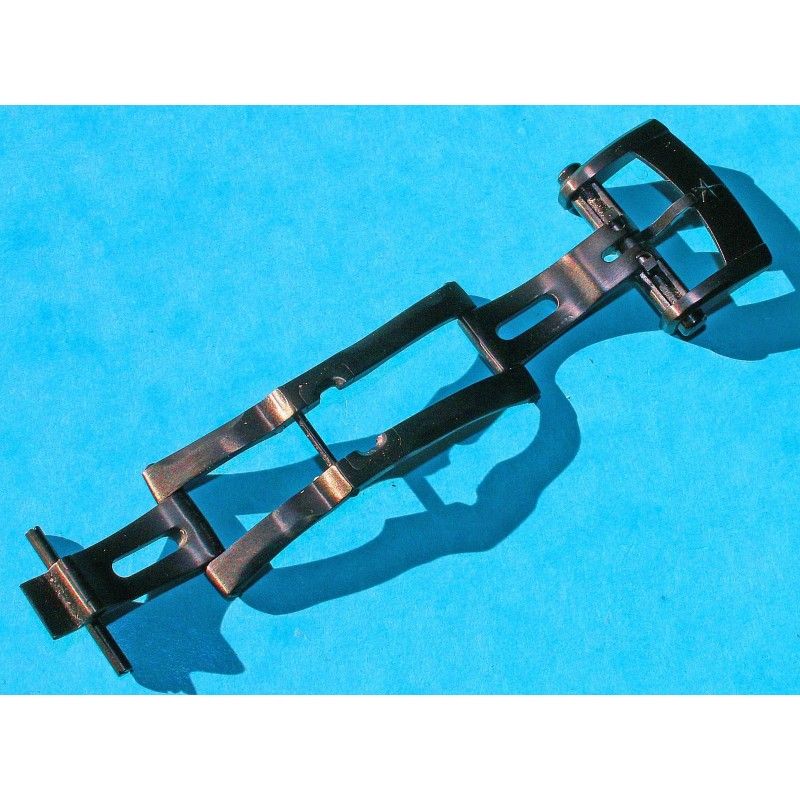 ZENITH Rare PVD or Carbon 18mm Triple Deployant Clasp, Buckle Strap ...