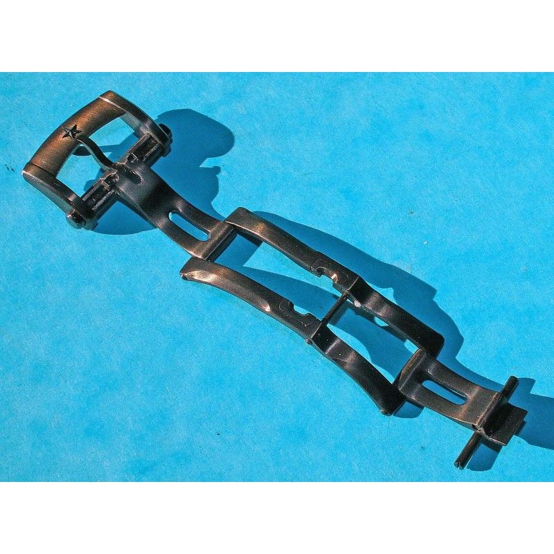 ZENITH Rare PVD or Carbon 18mm Triple Deployant Clasp, Buckle Strap ...