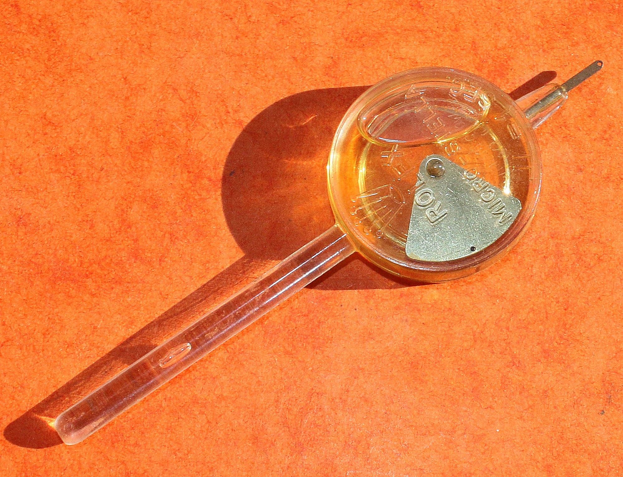 ROLEX 60's WATCH TOOL MICRO-STELLA SYSTEM OIL FILLED BALANCE WHEEL ...