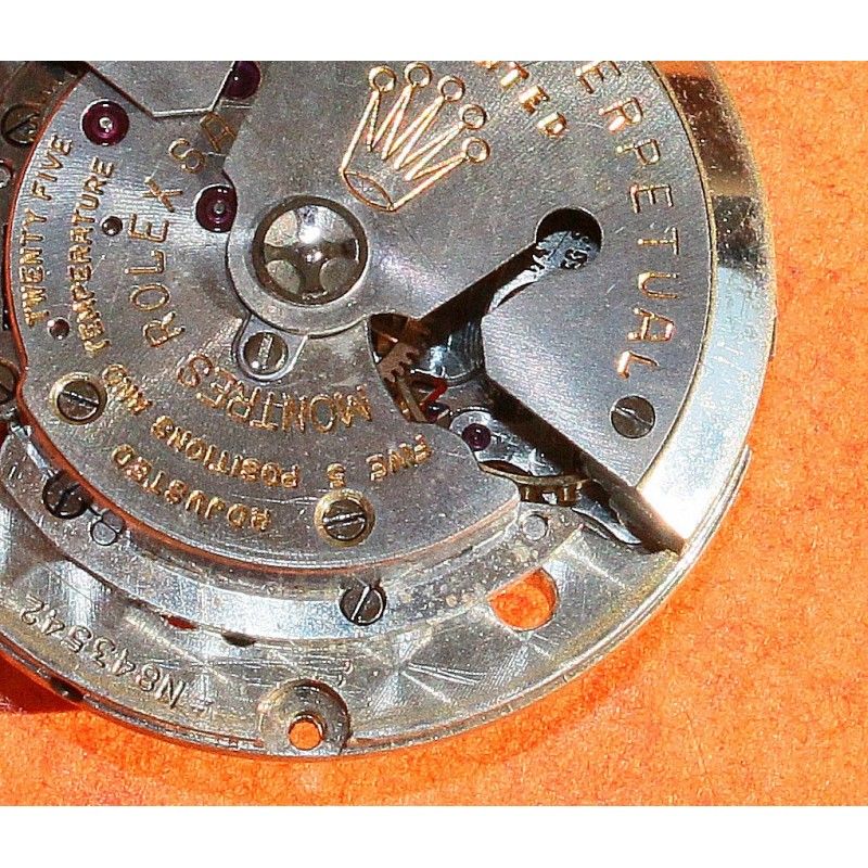 Rolex Rare 1950's Watch Calibre B 1055 Movement 25 Jewels Models 6510 ...