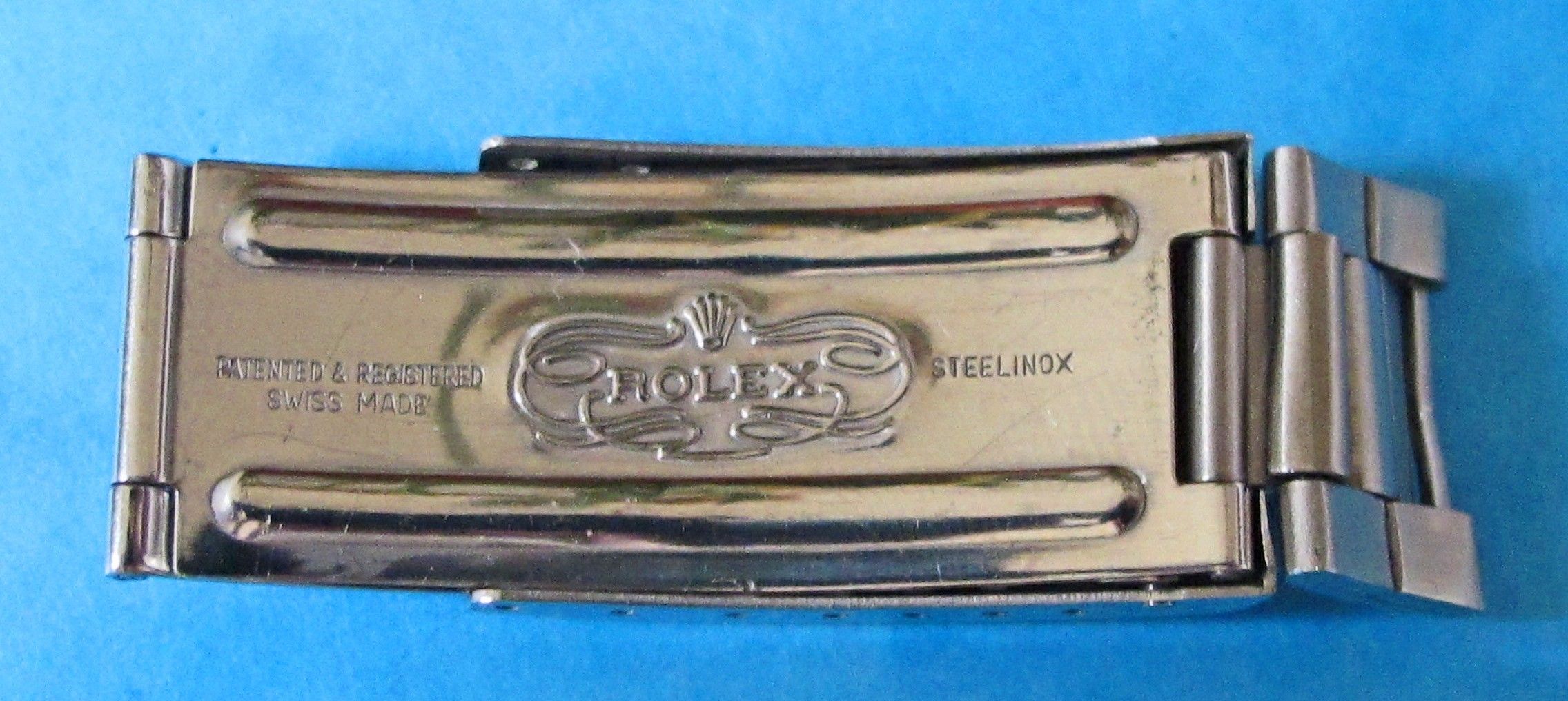 VINTAGE ROLEX CLASP 7836 Folded Oyster Bracelet for 1675 1016 1655 GMT ...