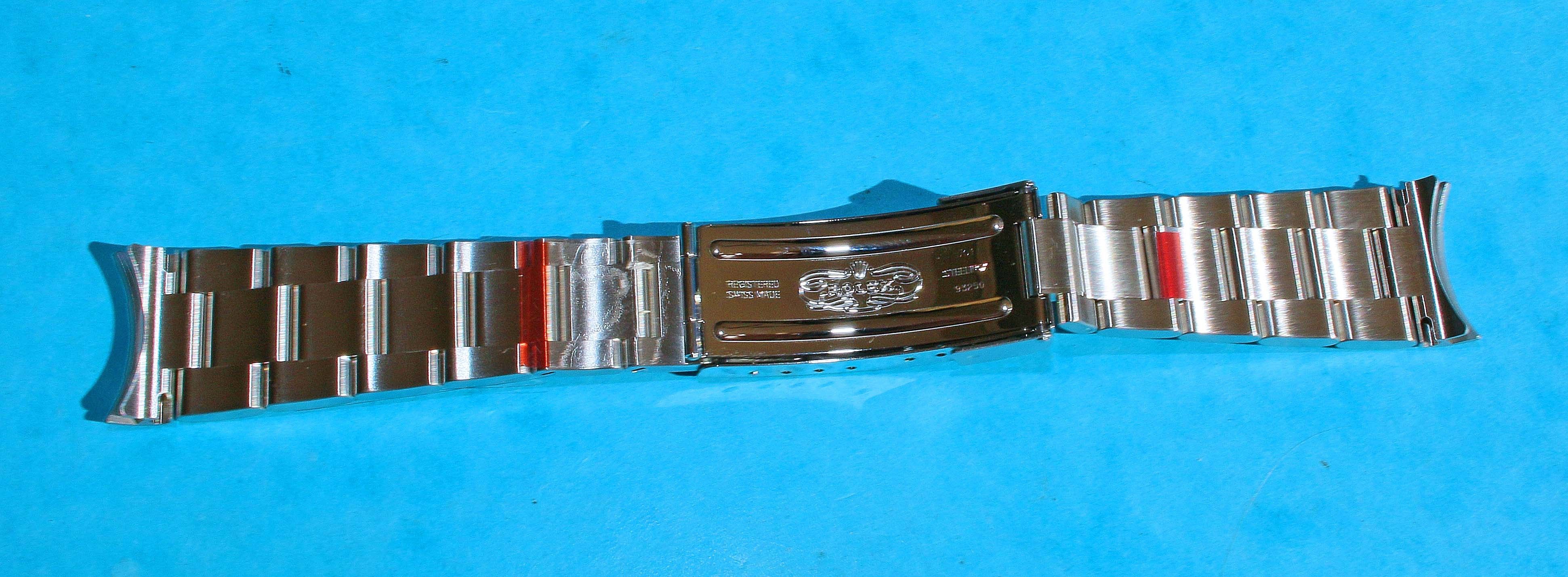 ROLEX BRACELET OYSTER 93250 ACIER 904L MONTRES SUBMARINER DATE 16800 ...