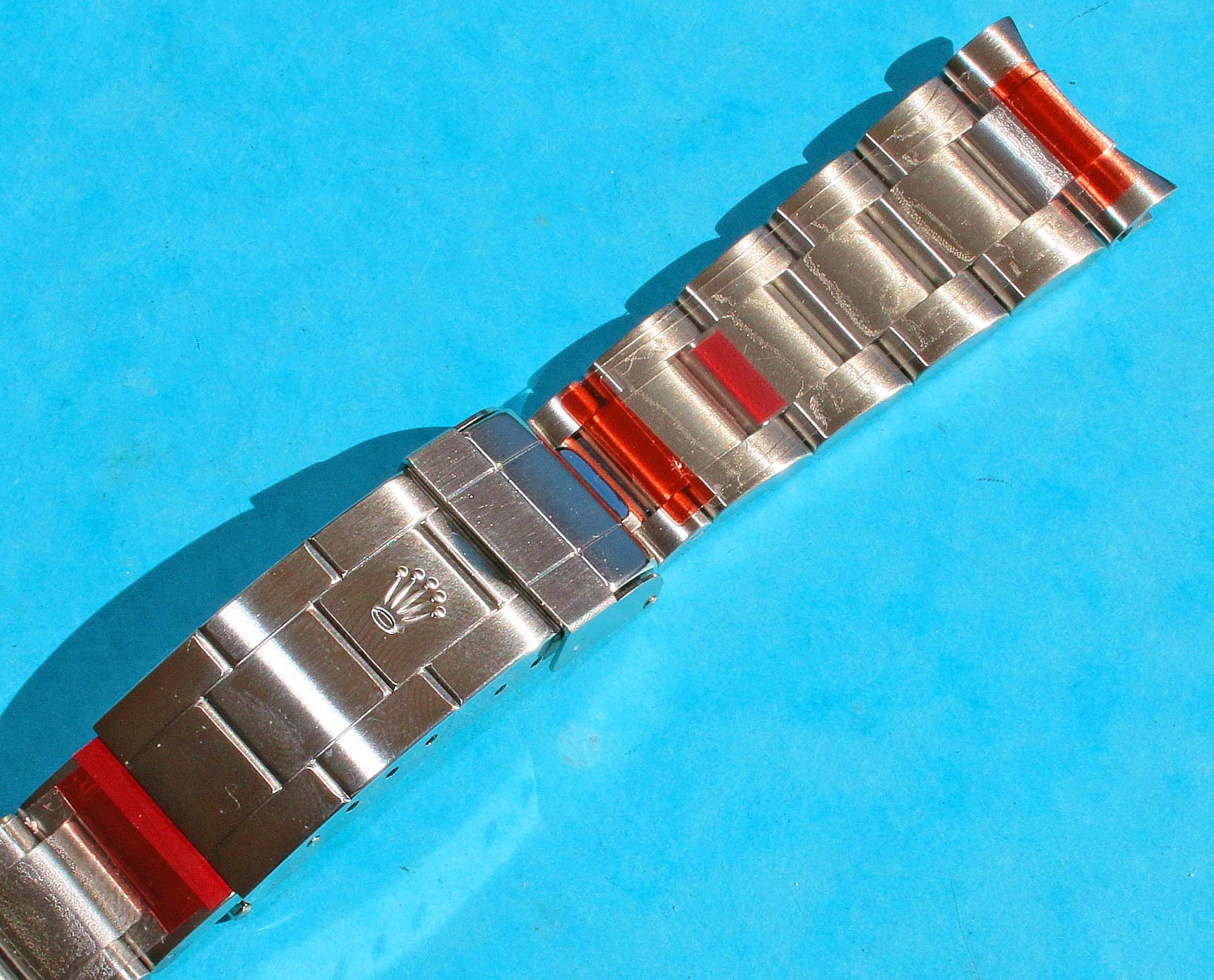ROLEX BRACELET OYSTER 93250 ACIER 904L MONTRES SUBMARINER DATE 16800 ...