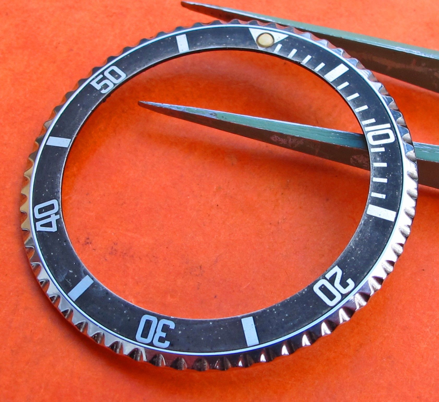Vintage Rolex Tudor Submariner Bezel + faded Insert 5512,5513,1680,7928 ...