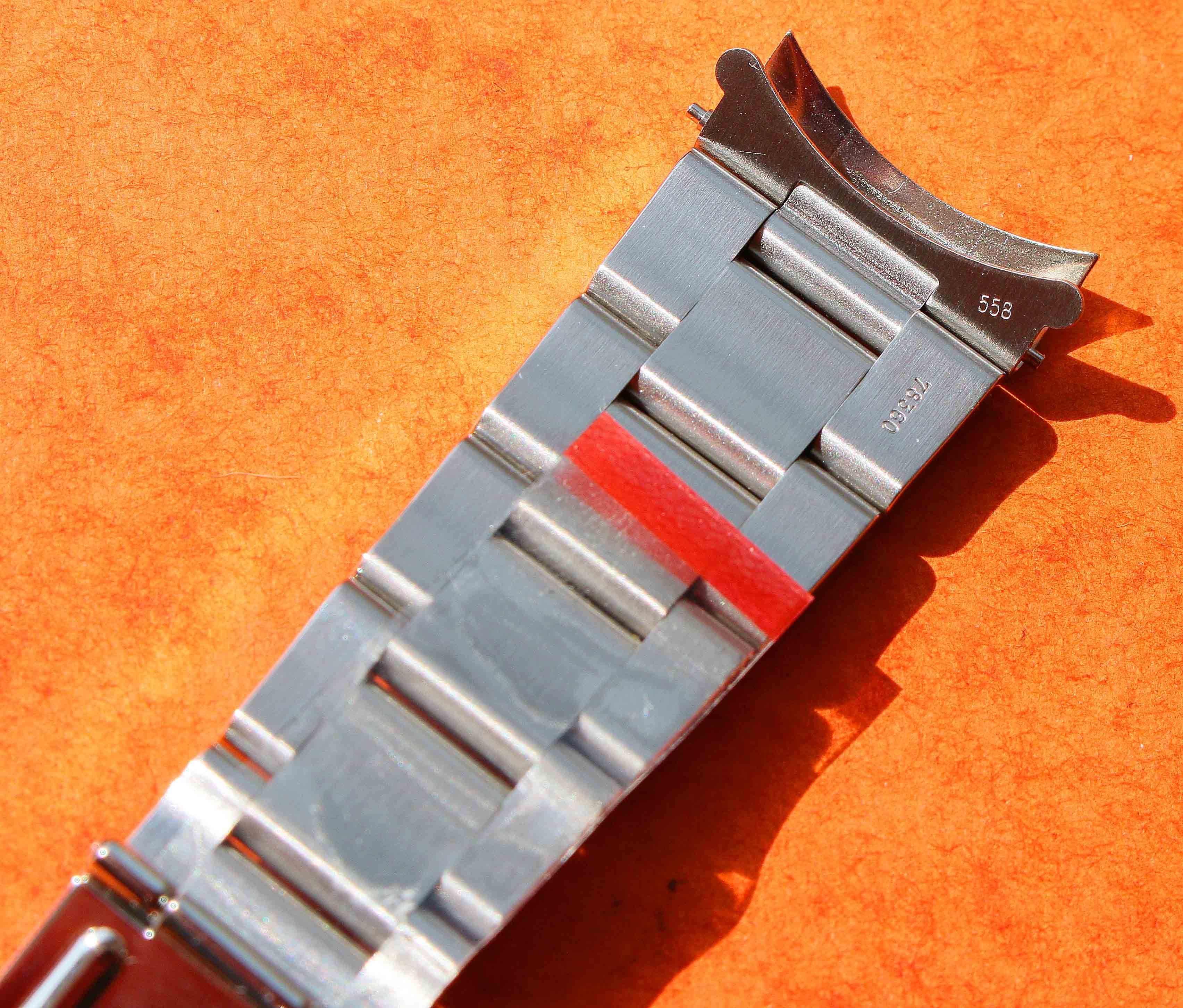ROLEX NEW WATCH OYSTER BRACELET 78360 / 558, 20mm DATEJUST, GMT MASTER ...