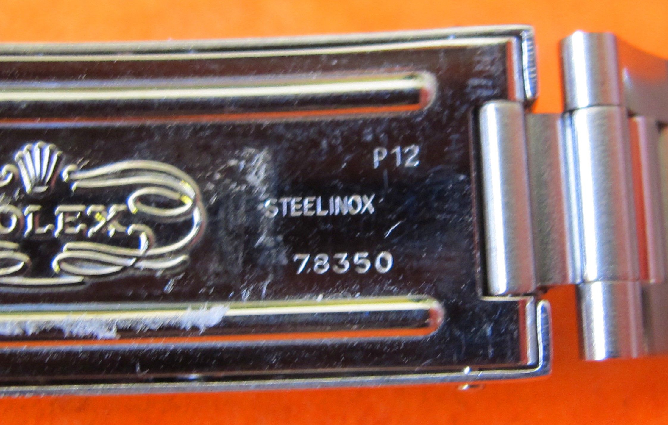 NEW ROLEX MEDIUM SIZE 78350 / 551B 17MM STAINLESS STEEL OYSTER BRACELET ...