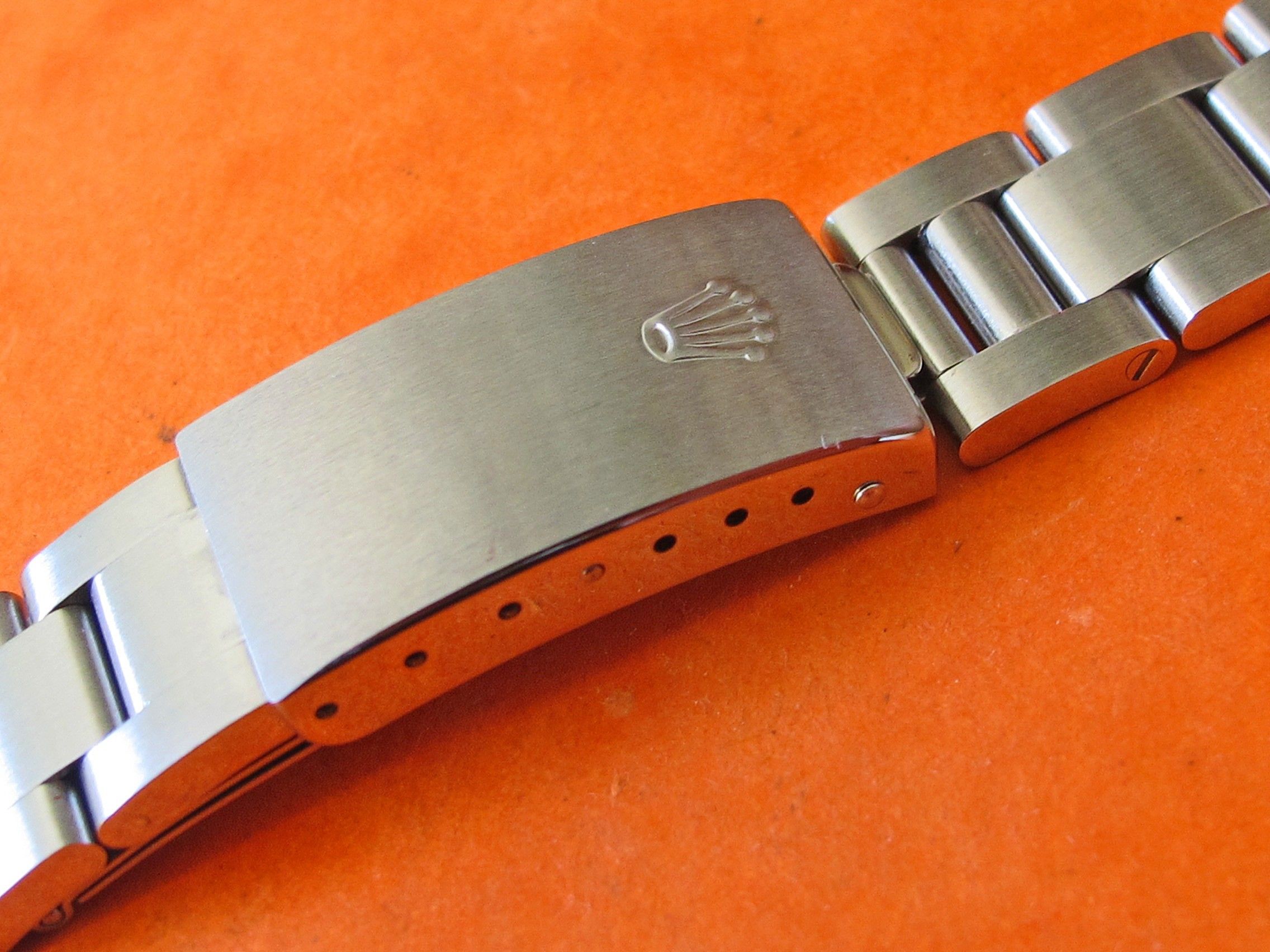 NEW ROLEX MEDIUM SIZE 78350 / 551B 17MM STAINLESS STEEL OYSTER BRACELET ...