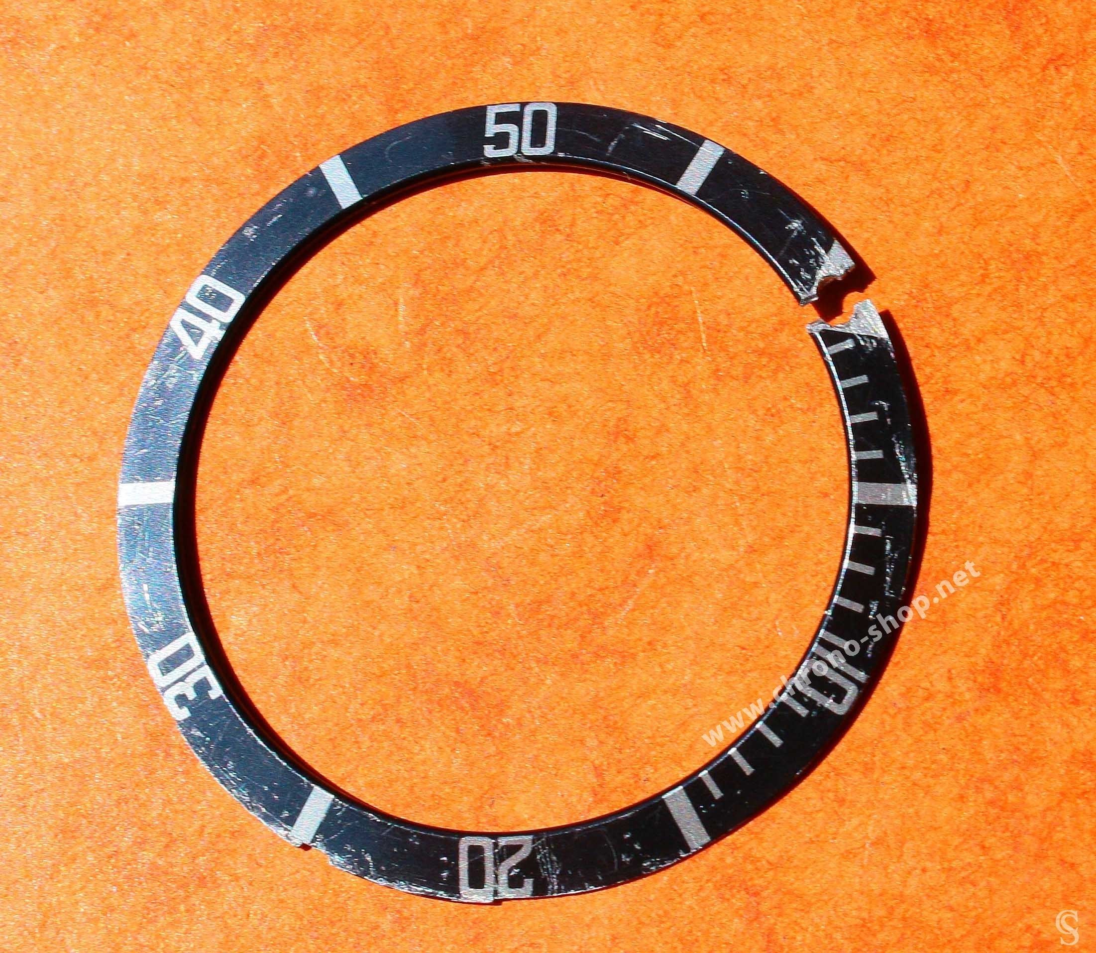 Rolex & Tudor Used Grey blue faded Fat Font bezel insert Submariner ...