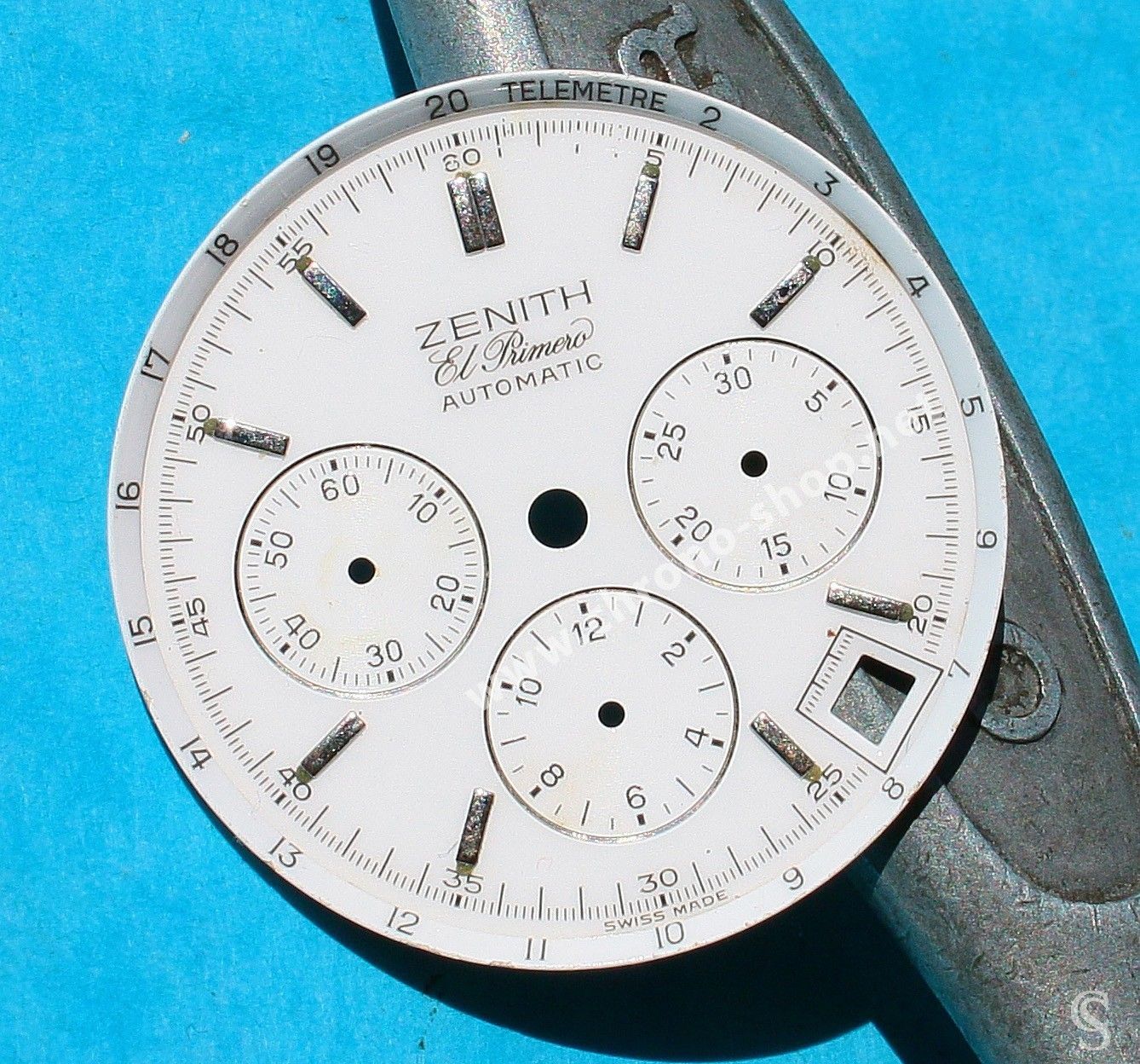 ZENITH Rare Preowned Watch White Dial AUTOMATIC Date part EL PRIMERO ...
