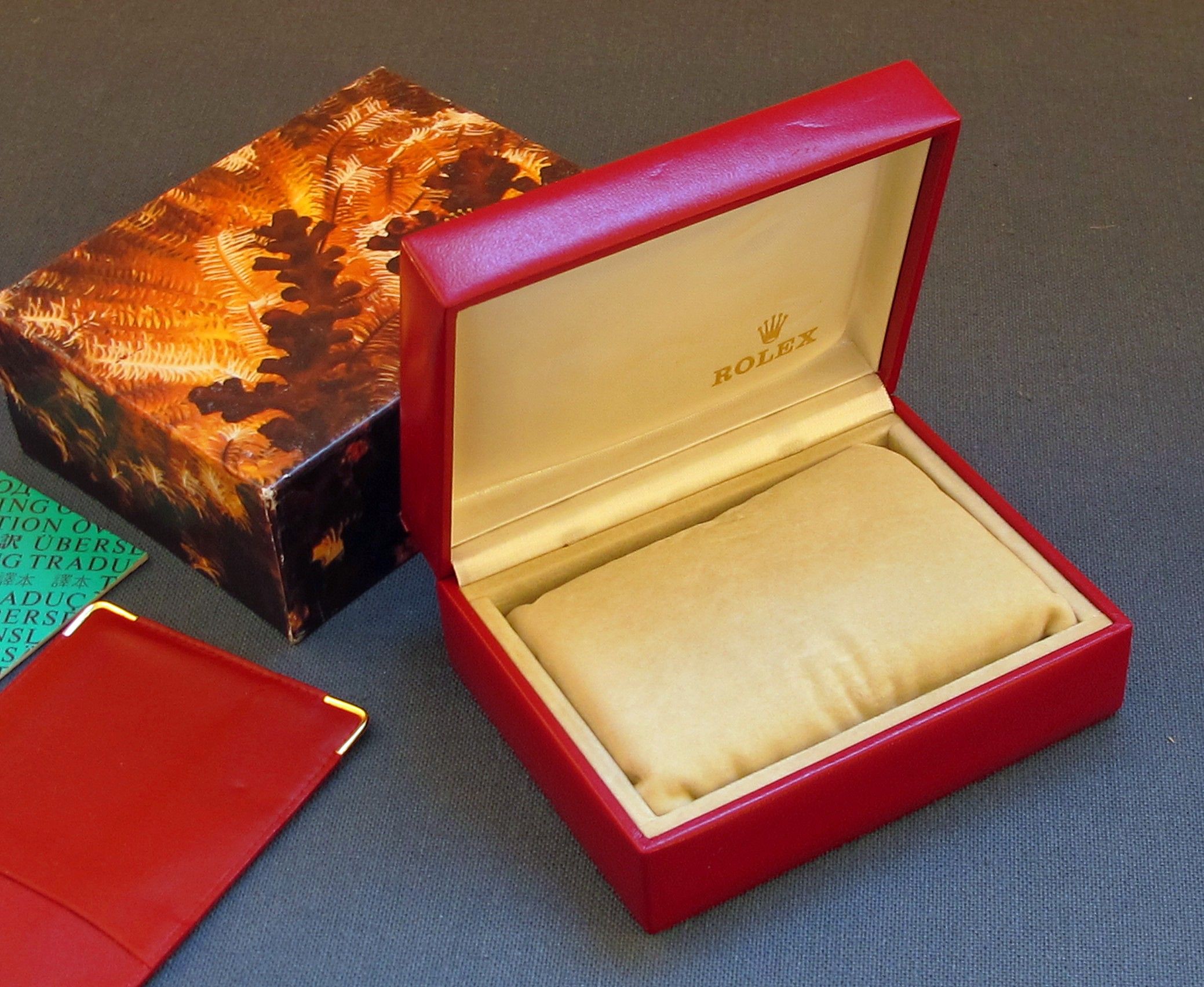 ROLEX BOX VINTAGE AUTUMN LEAF -all models - DATEJUST - PRECISION -AIR ...