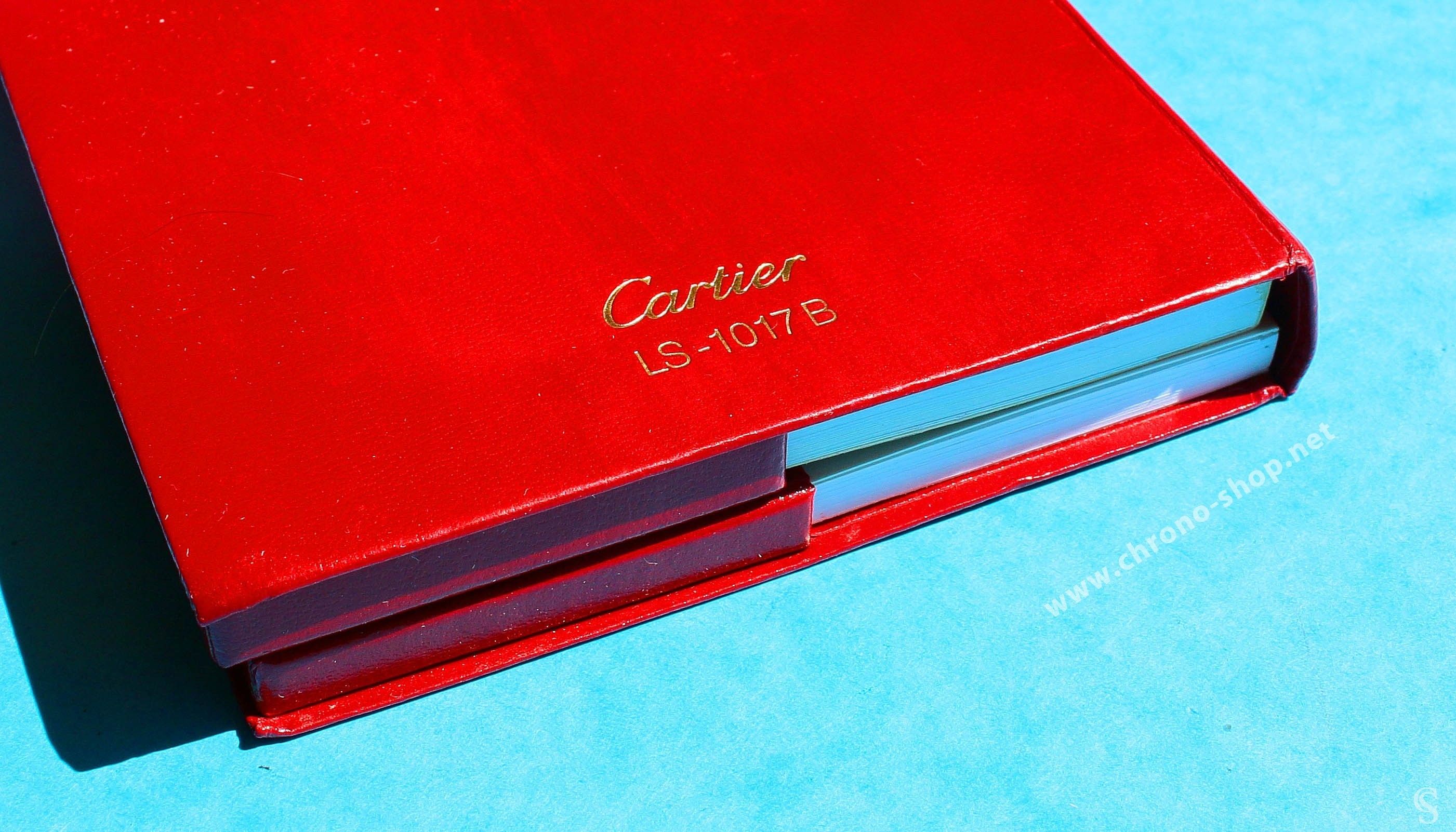 Cartier Montres Must de Cartier Red Leather Booklet User Watch Manual ...