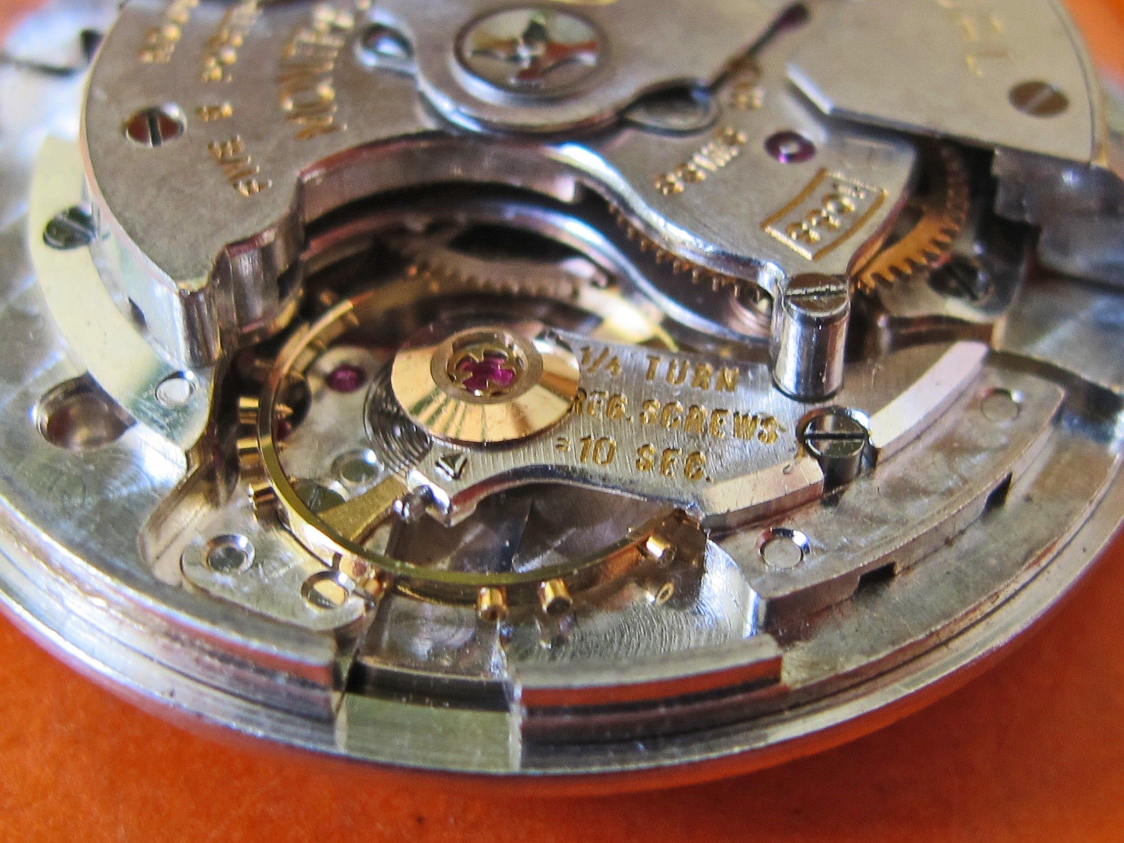 Rare 1950s Rolex Watch Calibre B 1055 Movement 25 Jewels Models: 6510 ...