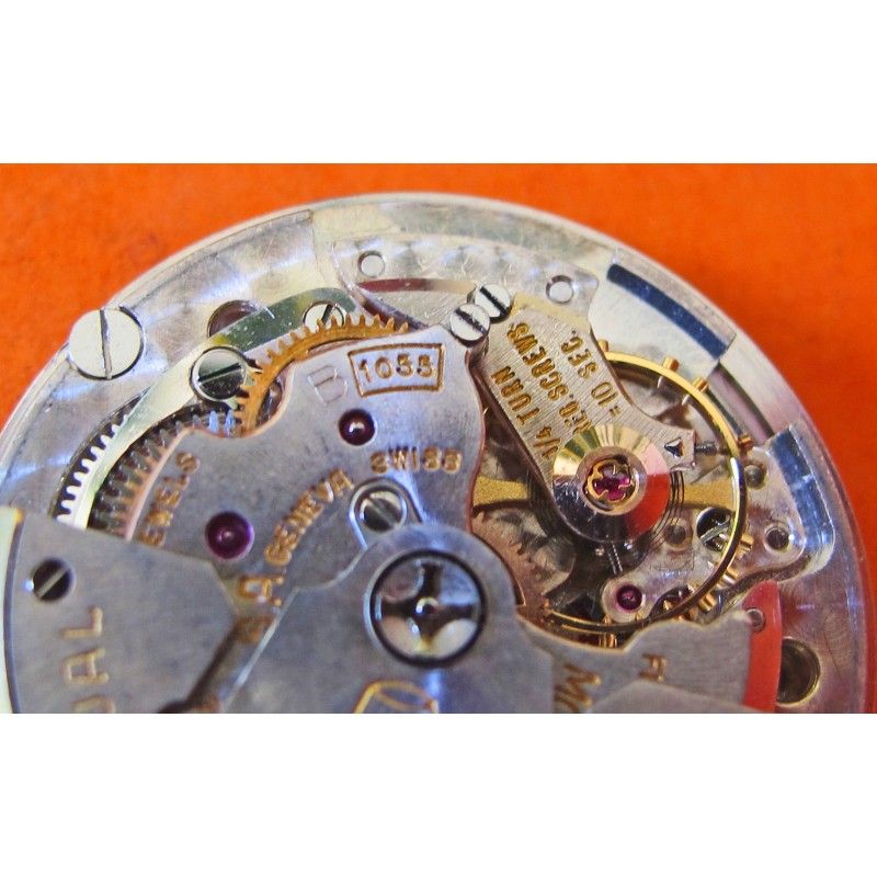 Rare 1950s Rolex Watch Calibre B 1055 Movement 25 Jewels Models: 6510 ...