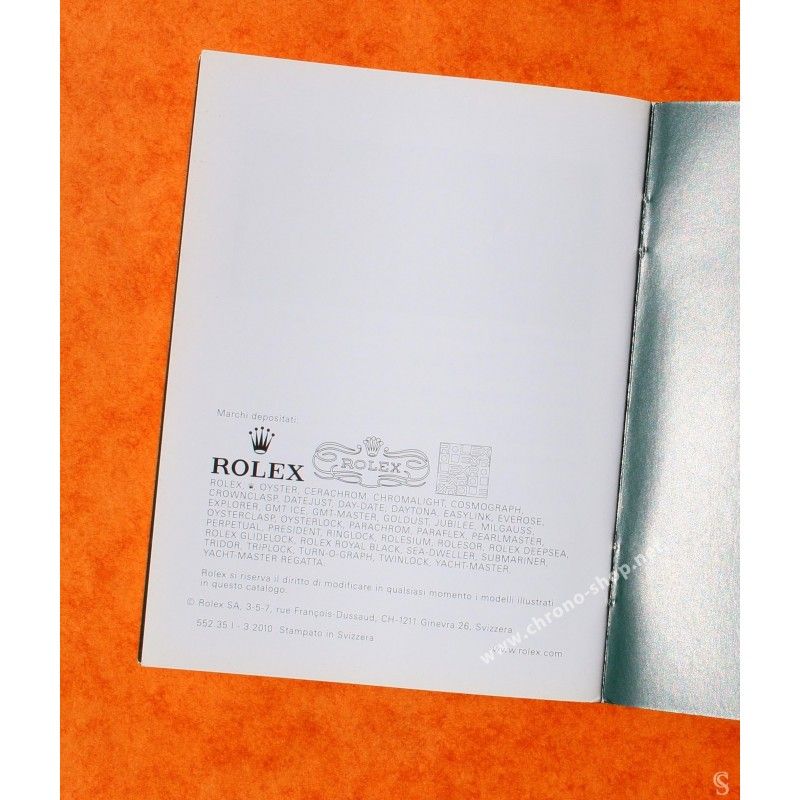 Rolex Authentic Instructions Manual Italian Language Booklet Datejust ...