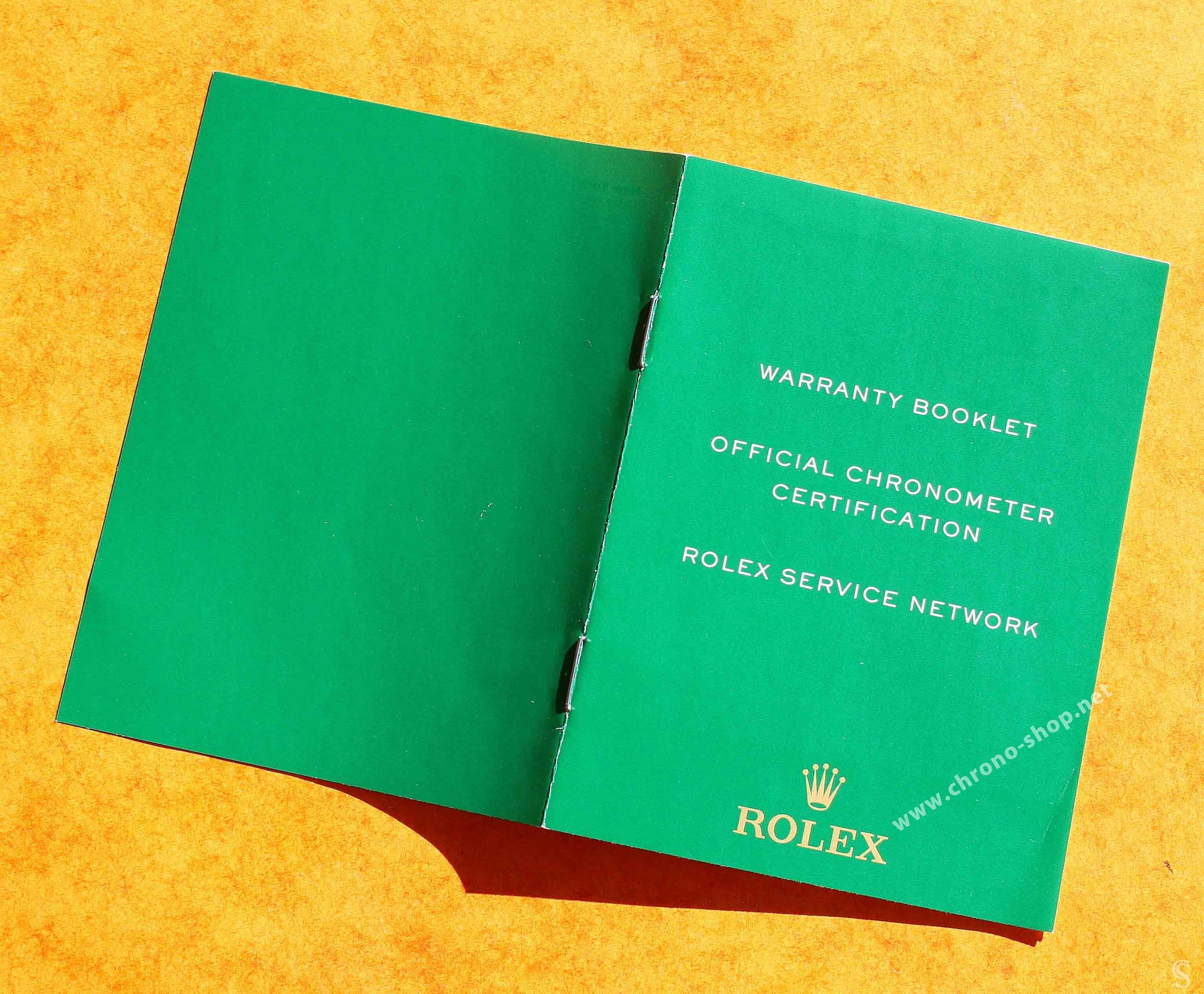 Rolex rare Mini Livret Garantie ROLEX 563.83 WARRANTY SERVICE NETWORK ...