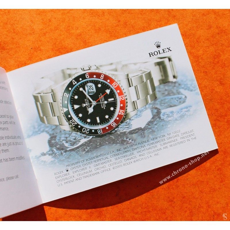 Rolex Rare Livret USA notice Revision Montres Rolex FACTORY SERVICE ...