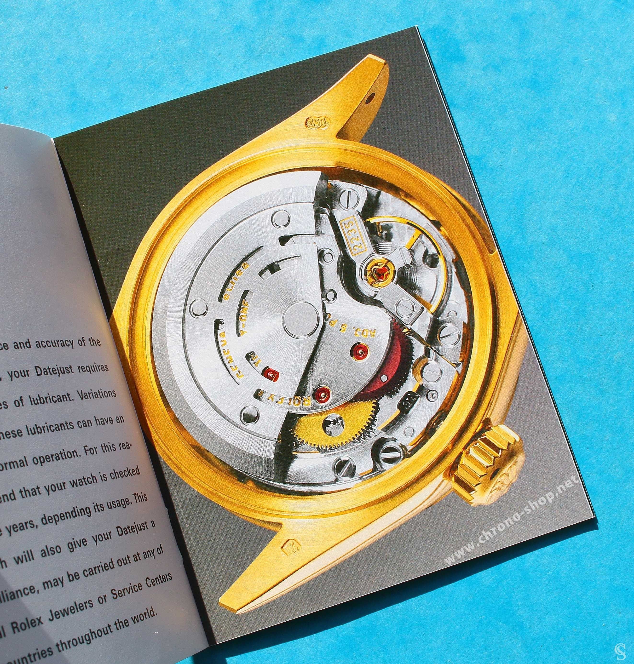Rolex 2001 Genuine Instructions Manual Booklet Datejust watches in ...