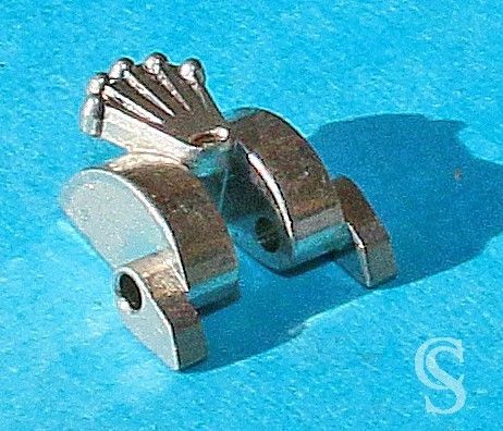 Rolex Crown Ladies hidden 8mm Deployment folding Clasp, buckle Watch ...