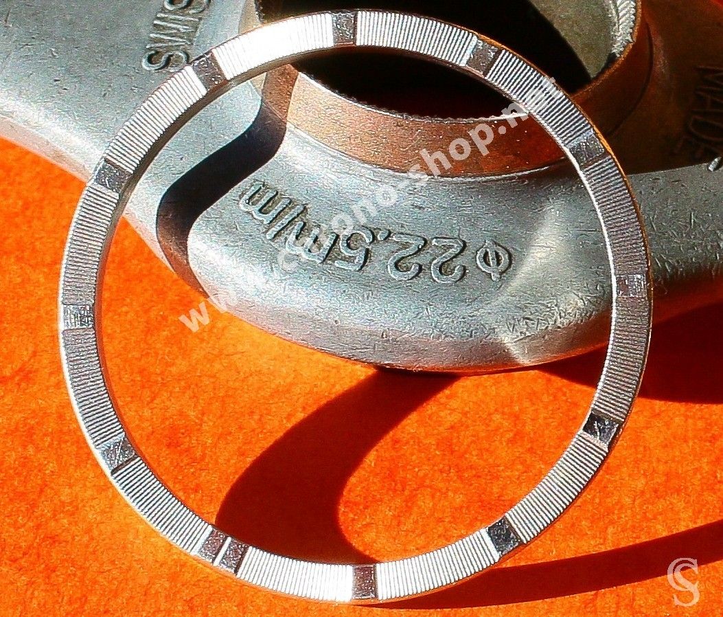 Rolex original & Rare SSteel Engine Turned Watch Bezel Airking ...