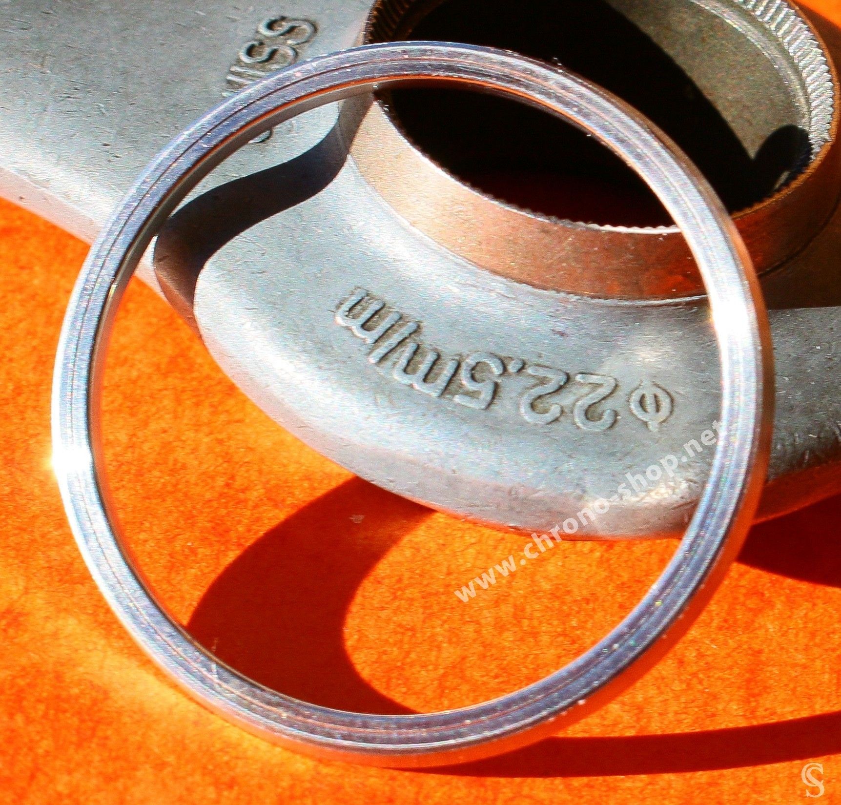 Rolex original & Rare SSteel Engine Turned Watch Bezel Airking ...