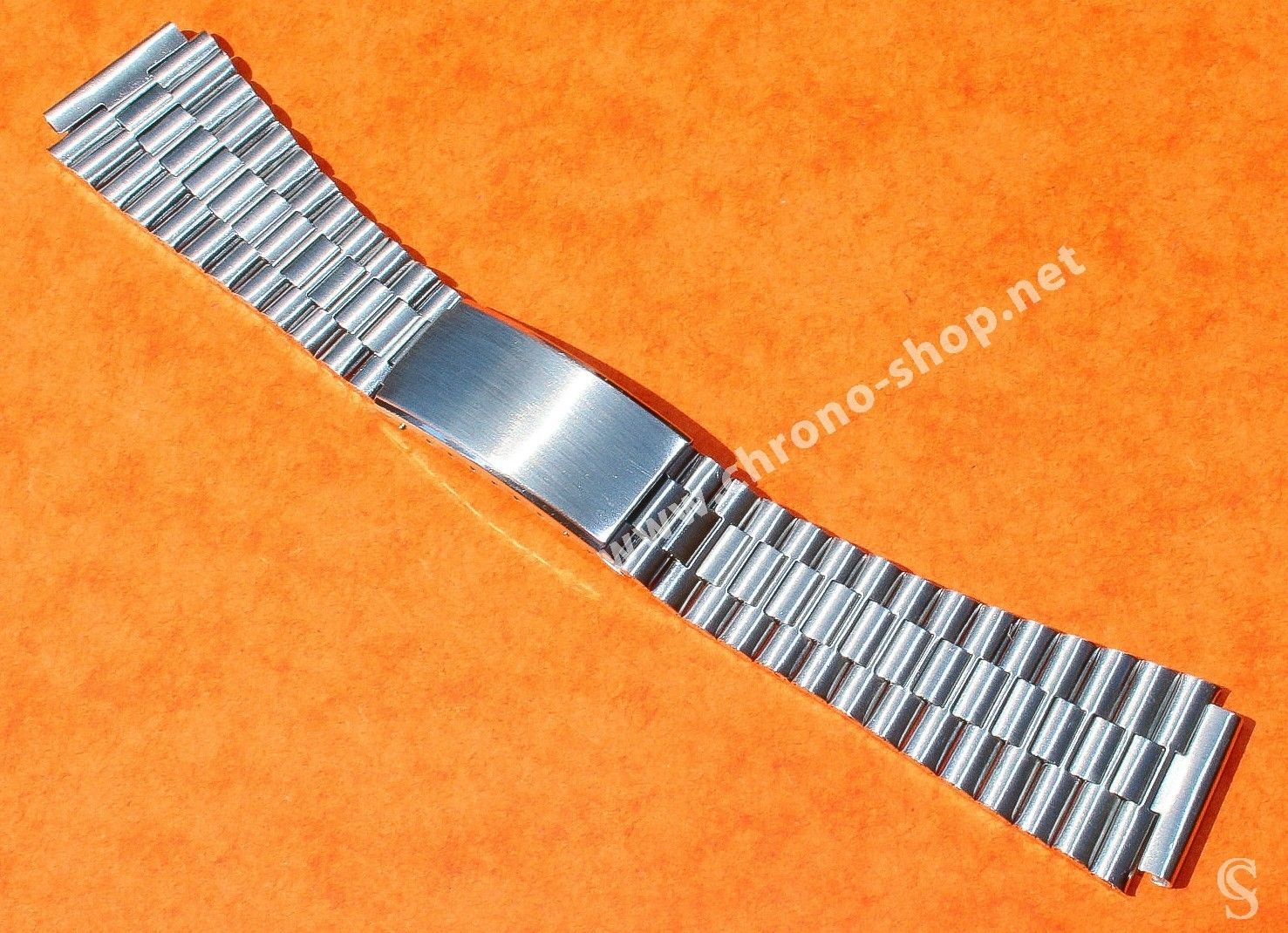 Vintage Watch Bracelet 20mm Swiss Made Rare 70's band Ssteel Watch ...