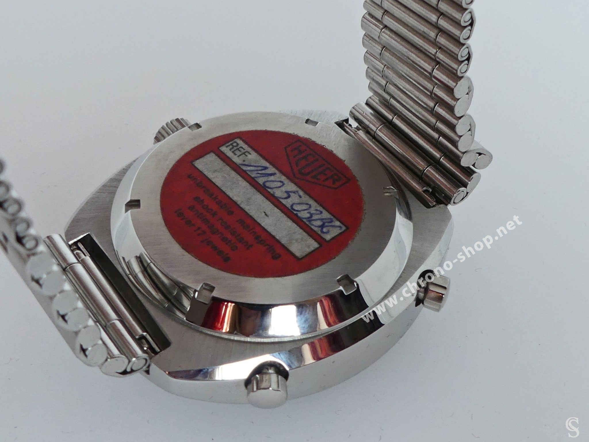 Vintage Watch Bracelet 20mm Swiss Made Rare 70's band Ssteel Watch ...