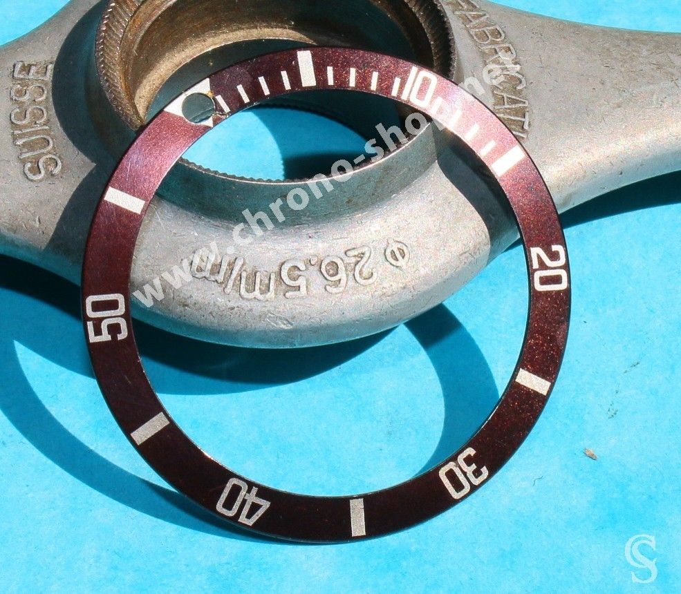Rolex Brown Exotic Sea Dweller 16660, 16600 genuine Bezel Insert ...