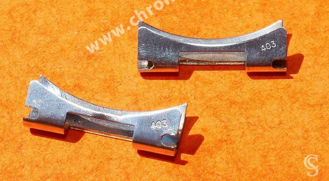 Rolex 403 Tutone Endlinks Stainless Steel & 18K Yellow Gold Oyster ...