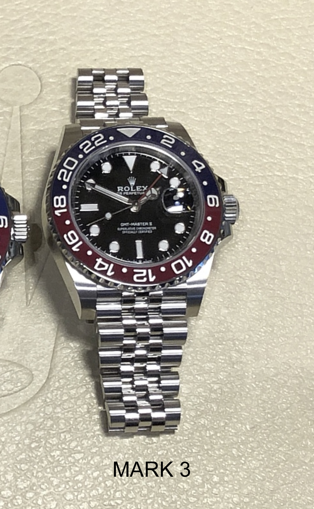 Rolex Gmt Master 126710 Differences Pepsi bezels variations colors Marks